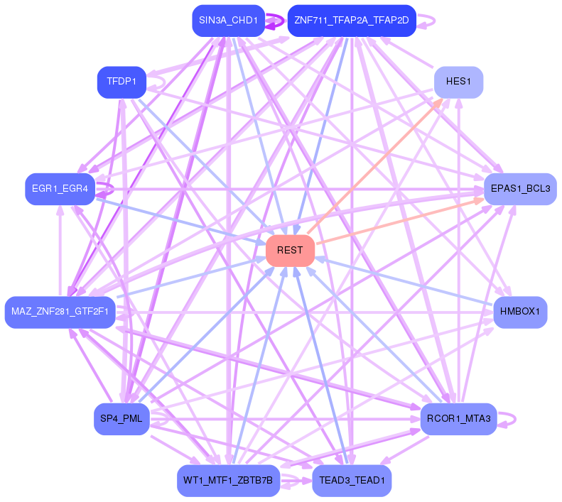ISMARA results: REST